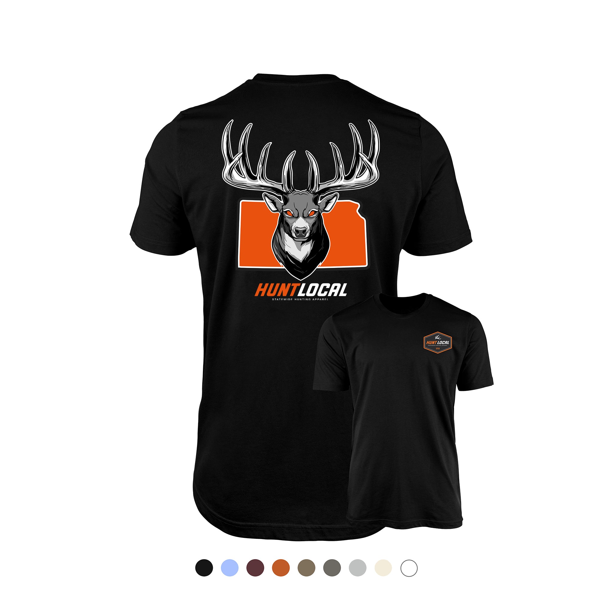 Kansas - Alpha Buck Tee – Hunt Local